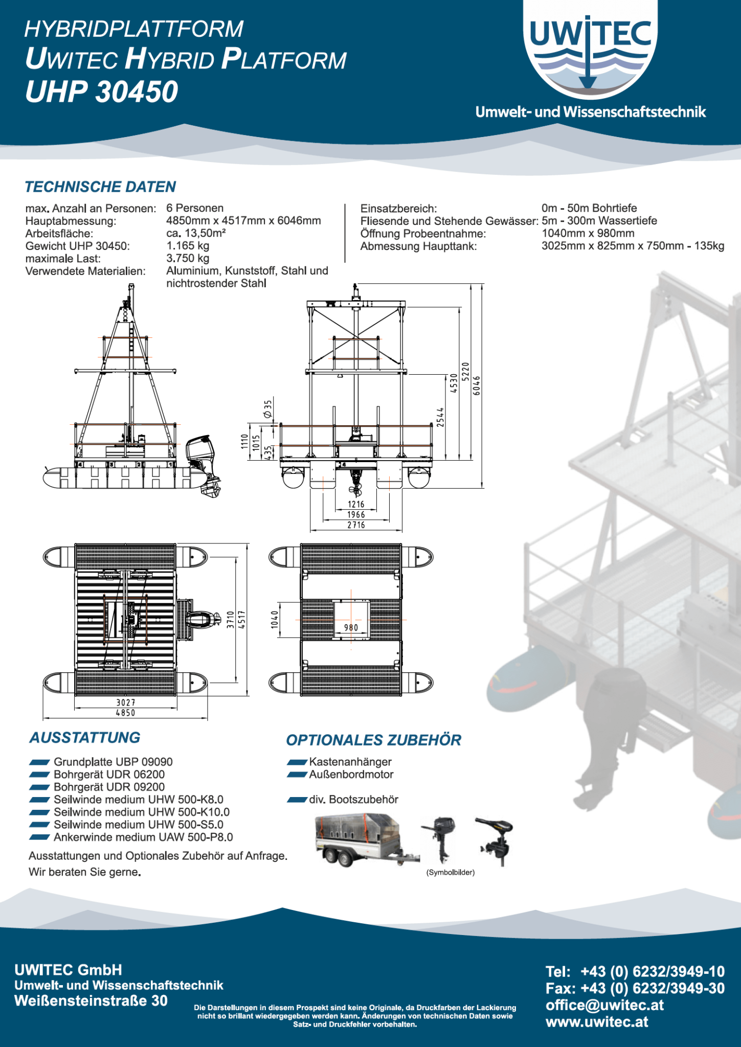 Plattform Hybrid / UHP 30450 - UWITEC